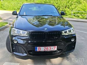 Black BMW X4 2015 in Ogre, with an engine capacity of 3.00 L and mileage of 0 thousand km for 15999 €, photo 3 on AUTOMOTO.COM.LV