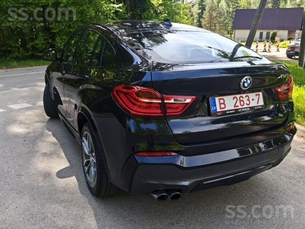 Black BMW X4 2015 in Ogre, with an engine capacity of 3.00 L and mileage of 0 thousand km for 15999 €, photo 6 on AUTOMOTO.COM.LV