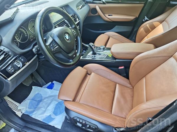 Black BMW X4 2015 in Ogre, with an engine capacity of 3.00 L and mileage of 0 thousand km for 15999 €, photo 10 on AUTOMOTO.COM.LV