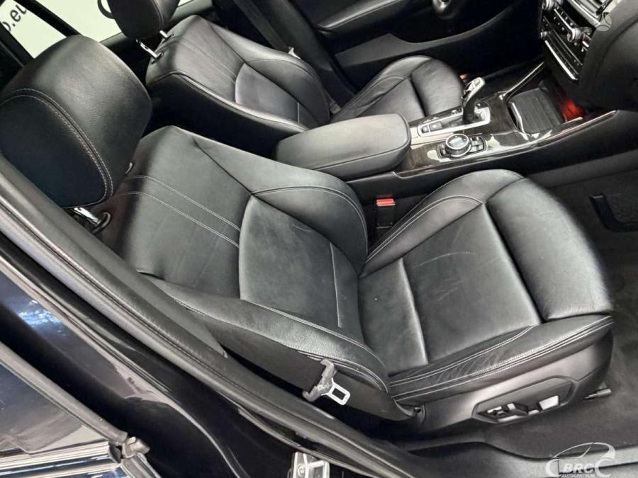 Black BMW X4 2015 in Vilnius, with an engine capacity of 2.00 L and mileage of 206 thousand km for 10900 €, photo 7 on AUTOMOTO.COM.LV