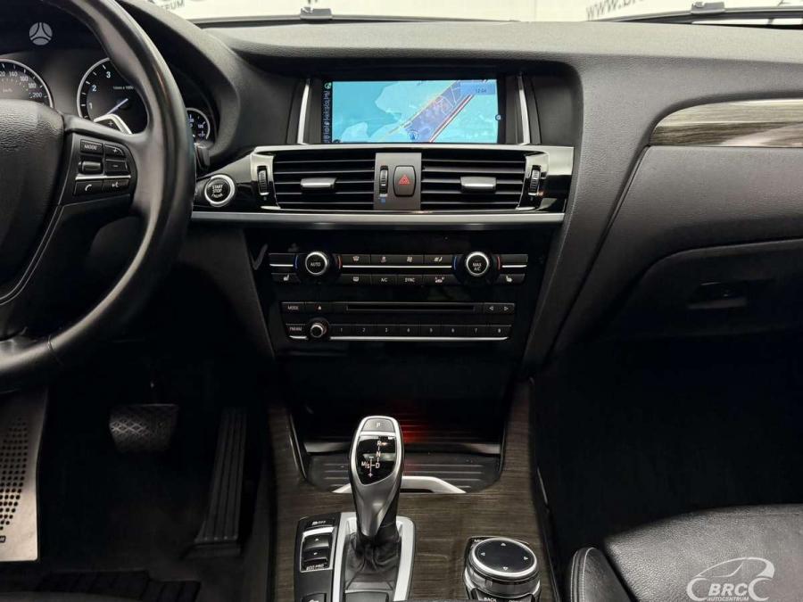 Black BMW X4 2015 in Vilnius, with an engine capacity of 2.00 L and mileage of 206 thousand km for 10900 €, photo 16 on AUTOMOTO.COM.LV