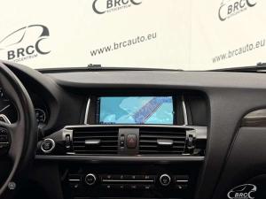 Black BMW X4 2015 in Vilnius, with an engine capacity of 2.00 L and mileage of 206 thousand km for 10900 €, photo 17 on AUTOMOTO.COM.LV
