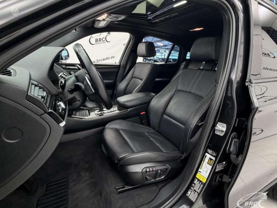 Black BMW X4 2015 in Vilnius, with an engine capacity of 2.00 L and mileage of 206 thousand km for 10900 €, photo 24 on AUTOMOTO.COM.LV