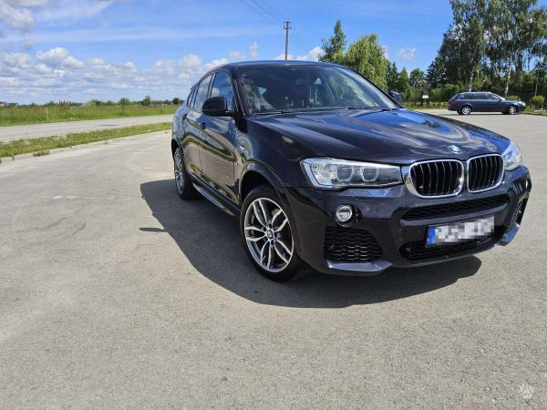 Melns BMW X4 2015 Kauņa, ar dzinēja tilpumu 2.00 L un nobraukumu 300 tūkst. km par 16250 €, foto 1 vietnē AUTOMOTO.COM.LV