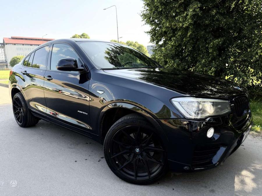 Melns BMW X4 2015 Kauņa, ar dzinēja tilpumu 2.99 L un nobraukumu 277 tūkst. km par 15750 €, foto 3 vietnē AUTOMOTO.COM.LV