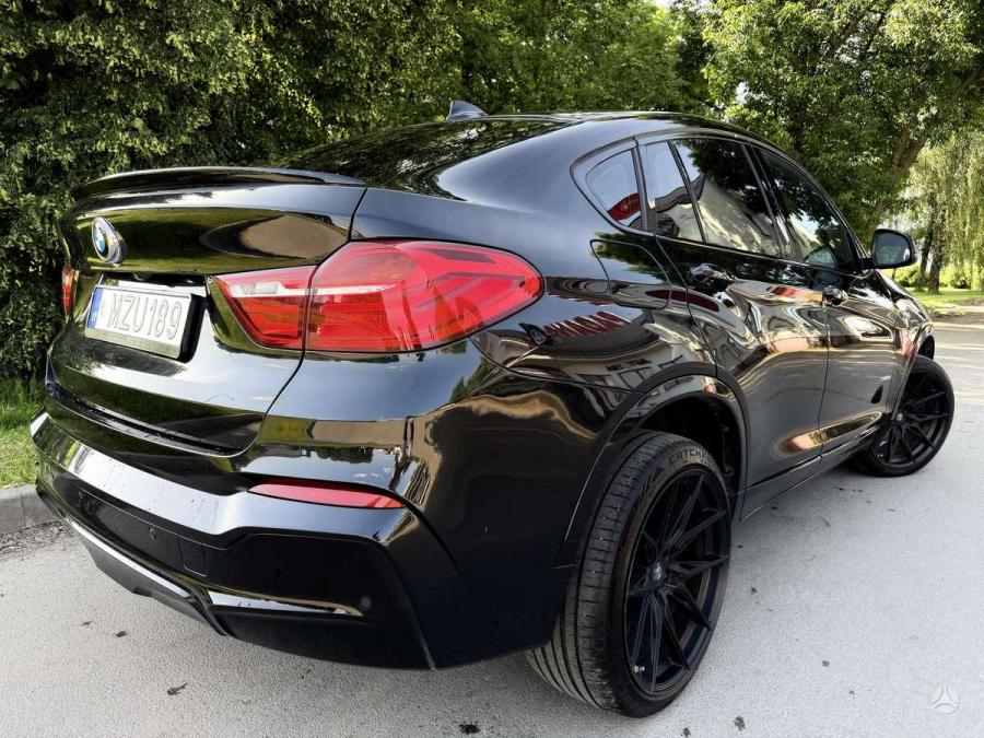 Melns BMW X4 2015 Kauņa, ar dzinēja tilpumu 2.99 L un nobraukumu 277 tūkst. km par 15750 €, foto 5 vietnē AUTOMOTO.COM.LV