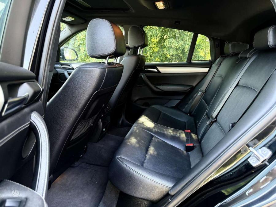 Melns BMW X4 2015 Kauņa, ar dzinēja tilpumu 2.99 L un nobraukumu 277 tūkst. km par 15750 €, foto 16 vietnē AUTOMOTO.COM.LV