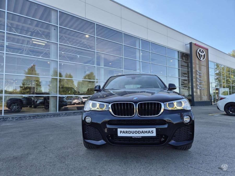 Black BMW X4 2015 in Panevezys, with an engine capacity of 2.00 L and mileage of 401 thousand km for 12650 €, photo 3 on AUTOMOTO.COM.LV