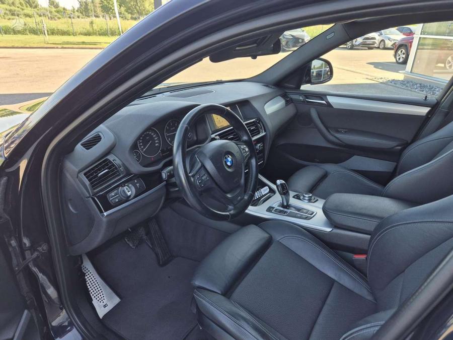 Black BMW X4 2015 in Panevezys, with an engine capacity of 2.00 L and mileage of 401 thousand km for 12650 €, photo 11 on AUTOMOTO.COM.LV