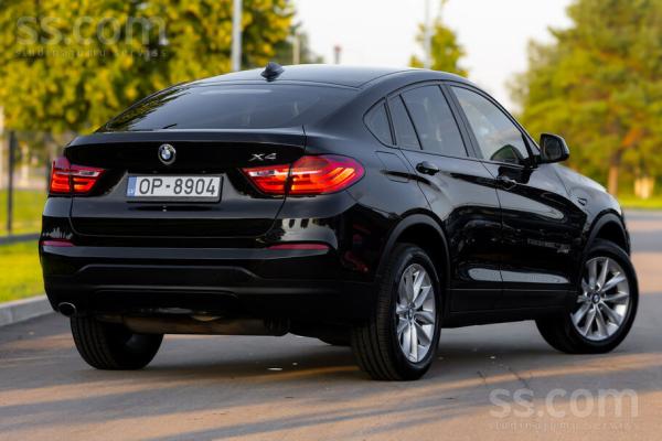 Melns BMW X4 2015 Jelgava, ar dzinēja tilpumu 2.00 L un nobraukumu 0 tūkst. km par 14500 €, foto 4 vietnē AUTOMOTO.COM.LV