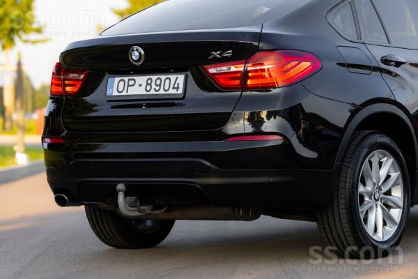 Melns BMW X4 2015 Jelgava, ar dzinēja tilpumu 2.00 L un nobraukumu 0 tūkst. km par 14500 €, foto 7 vietnē AUTOMOTO.COM.LV