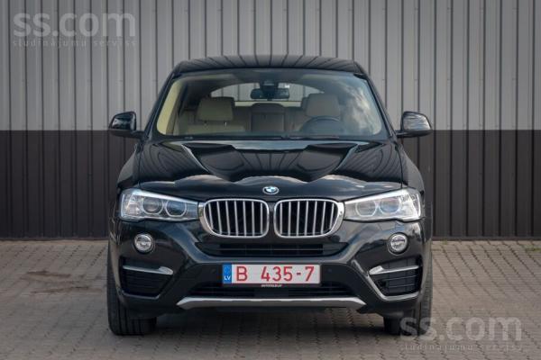 Black BMW X4 2015 in Talsi, with an engine capacity of 3.00 L and mileage of 226 thousand km for 15950 €, photo 2 on AUTOMOTO.COM.LV