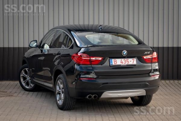 Black BMW X4 2015 in Talsi, with an engine capacity of 3.00 L and mileage of 226 thousand km for 15950 €, photo 4 on AUTOMOTO.COM.LV