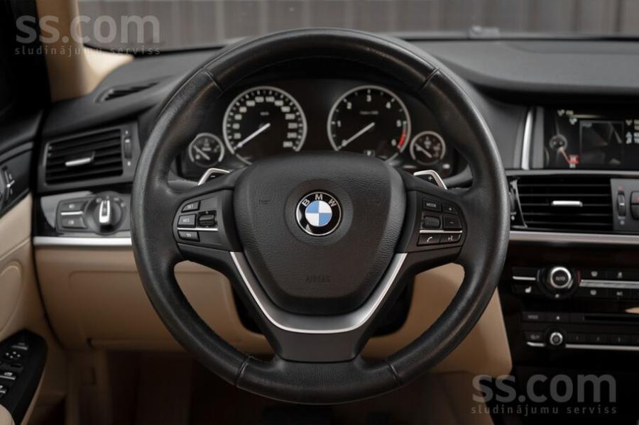 Black BMW X4 2015 in Talsi, with an engine capacity of 3.00 L and mileage of 226 thousand km for 15950 €, photo 18 on AUTOMOTO.COM.LV