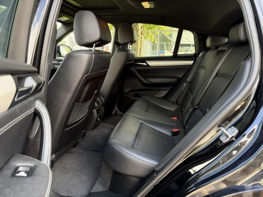 Melns BMW X4 2015 Kauņa, ar dzinēja tilpumu 2.99 L un nobraukumu 273 tūkst. km par 13500 €, foto 16 vietnē AUTOMOTO.COM.LV