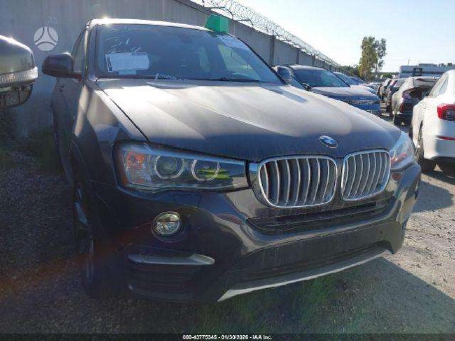 Black BMW X4 2016 in Klaipeda, with an engine capacity of 2.00 L and mileage of 75 thousand km for 6600 €, photo 1 on AUTOMOTO.COM.LV