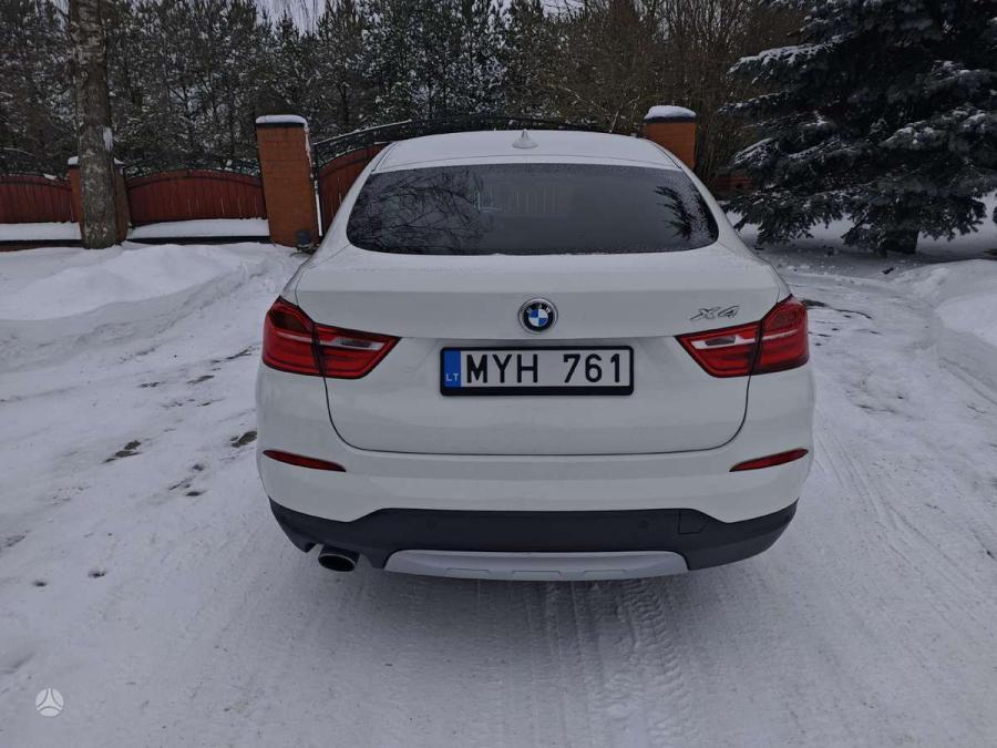 Melns BMW X4 2016 Šauļi, ar dzinēja tilpumu 2.00 L un nobraukumu 290 tūkst. km par 15150 €, foto 6 vietnē AUTOMOTO.COM.LV