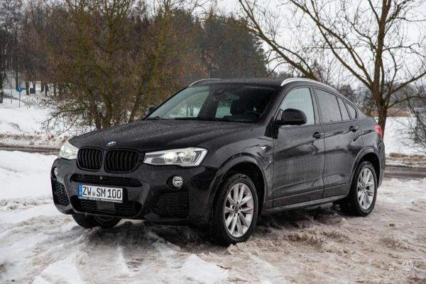 Black BMW X4 2016 in Elektrenai, with an engine capacity of 2.99 L and mileage of 277 thousand km for 16550 €, photo 1 on AUTOMOTO.COM.LV