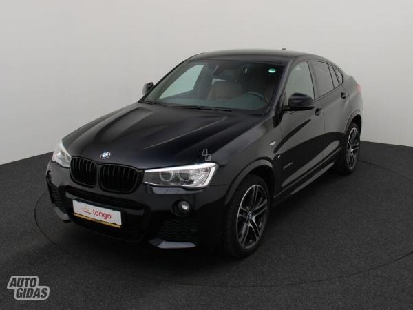 Black BMW X4 2016 in Vilnius, with an engine capacity of 2.00 L and mileage of 153 thousand km for 20399 €, photo 1 on AUTOMOTO.COM.LV