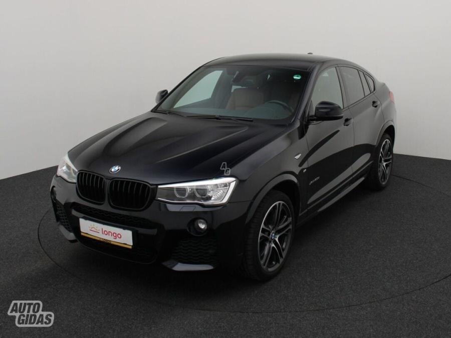 Black BMW X4 2016 in Vilnius, with an engine capacity of 2.00 L and mileage of 153 thousand km for 20399 €, photo 1 on AUTOMOTO.COM.LV