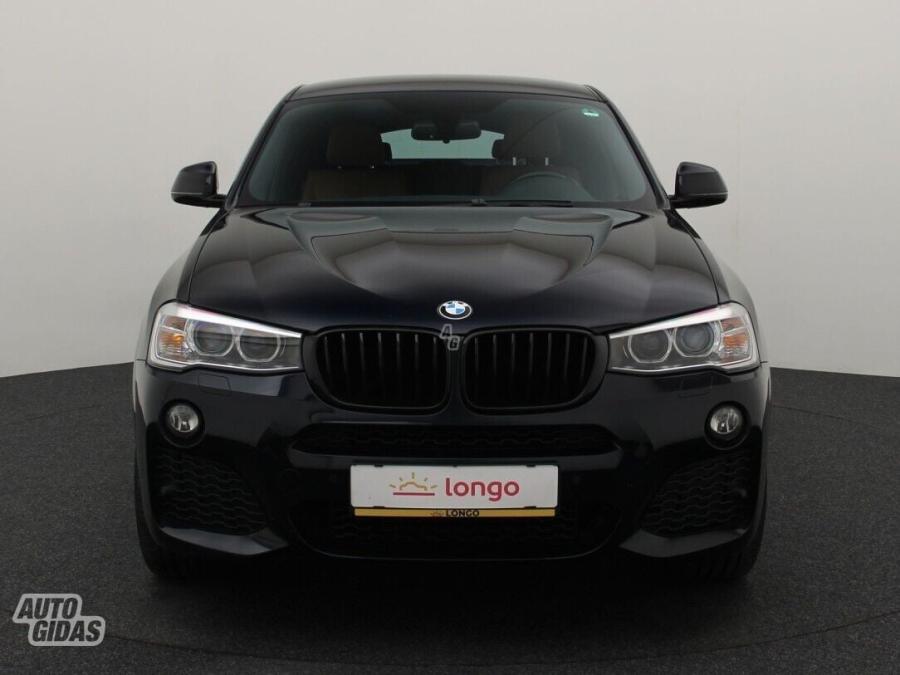Black BMW X4 2016 in Vilnius, with an engine capacity of 2.00 L and mileage of 153 thousand km for 20399 €, photo 3 on AUTOMOTO.COM.LV