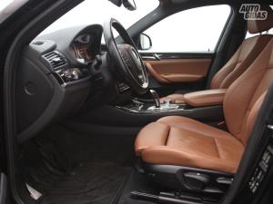 Black BMW X4 2016 in Vilnius, with an engine capacity of 2.00 L and mileage of 153 thousand km for 20399 €, photo 4 on AUTOMOTO.COM.LV