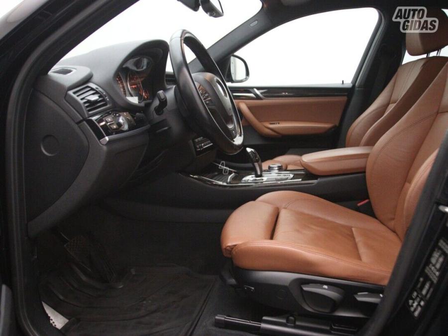 Black BMW X4 2016 in Vilnius, with an engine capacity of 2.00 L and mileage of 153 thousand km for 20399 €, photo 4 on AUTOMOTO.COM.LV