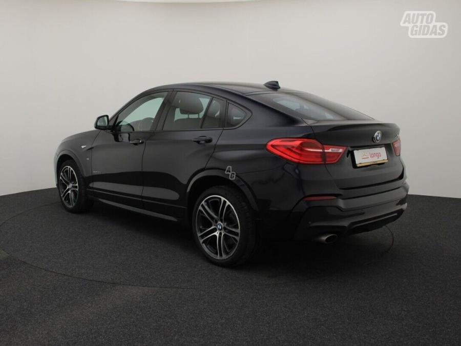 Black BMW X4 2016 in Vilnius, with an engine capacity of 2.00 L and mileage of 153 thousand km for 20399 €, photo 7 on AUTOMOTO.COM.LV