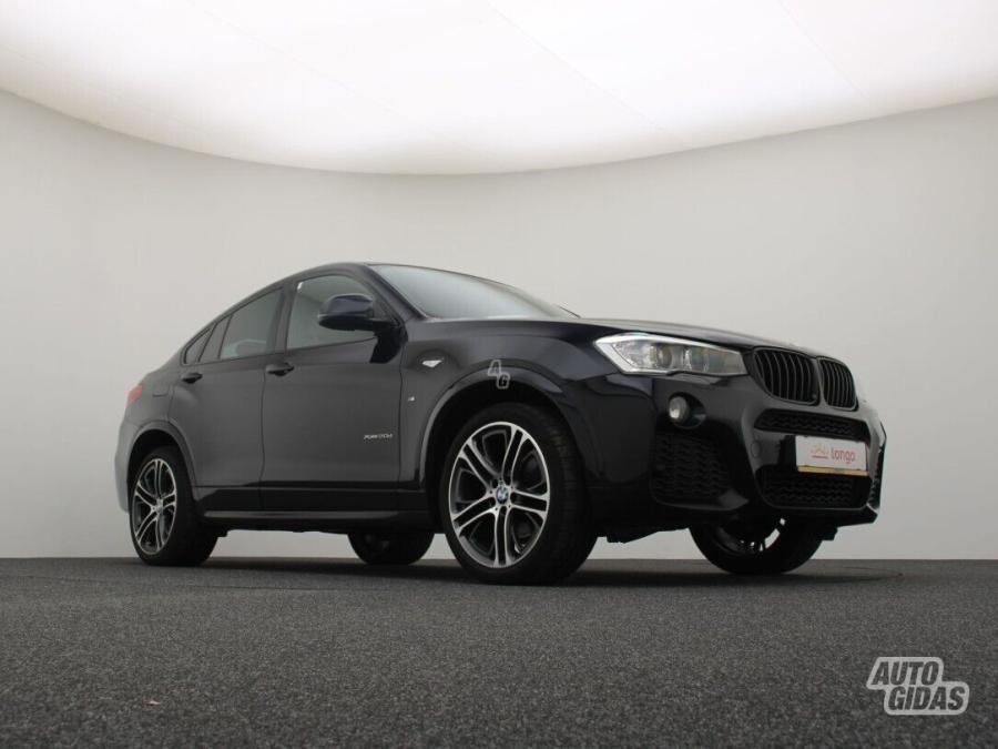 Black BMW X4 2016 in Vilnius, with an engine capacity of 2.00 L and mileage of 153 thousand km for 20399 €, photo 11 on AUTOMOTO.COM.LV