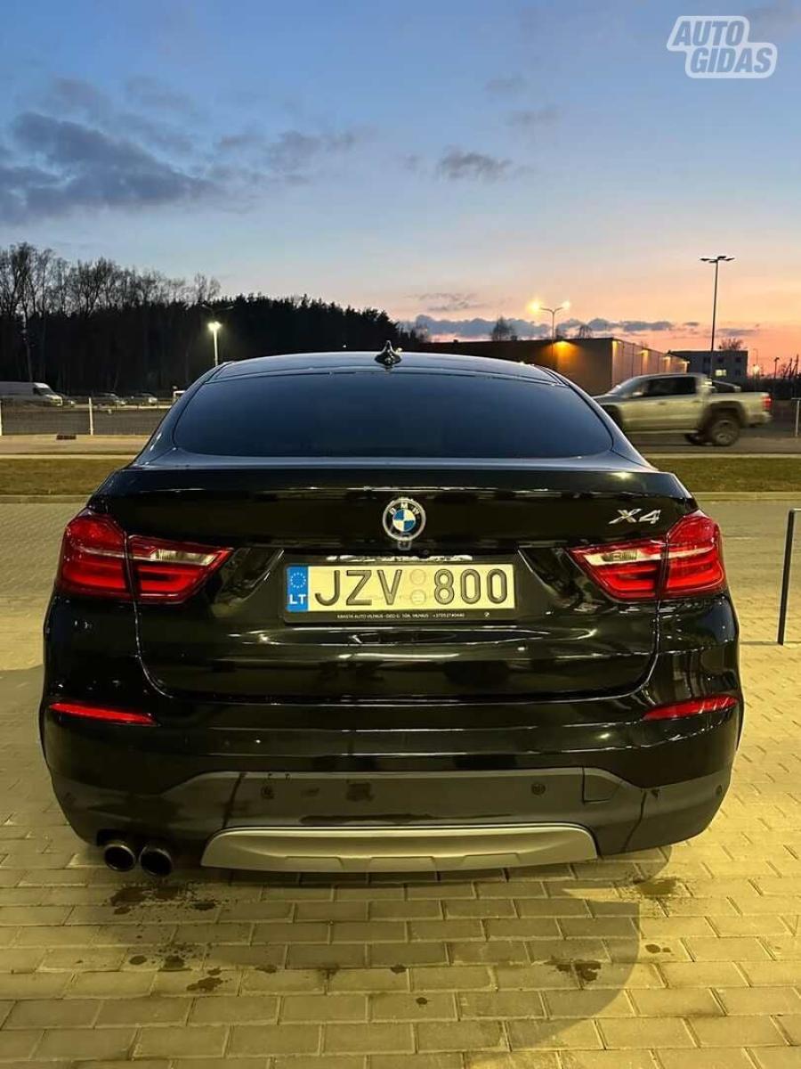 Melns BMW X4 2016 Viļņa, ar dzinēja tilpumu 2.00 L un nobraukumu 155 tūkst. km par 16500 €, foto 6 vietnē AUTOMOTO.COM.LV