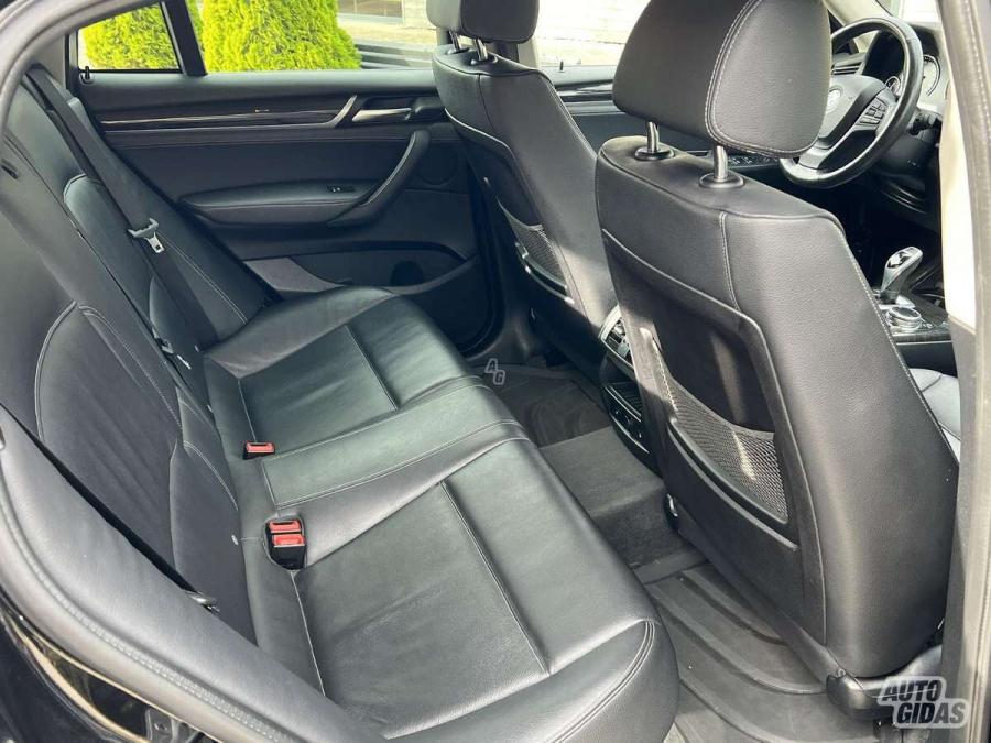 Black BMW X4 2016 in Kedainiai, with an engine capacity of 2.00 L and mileage of 111 thousand km for 19900 €, photo 15 on AUTOMOTO.COM.LV