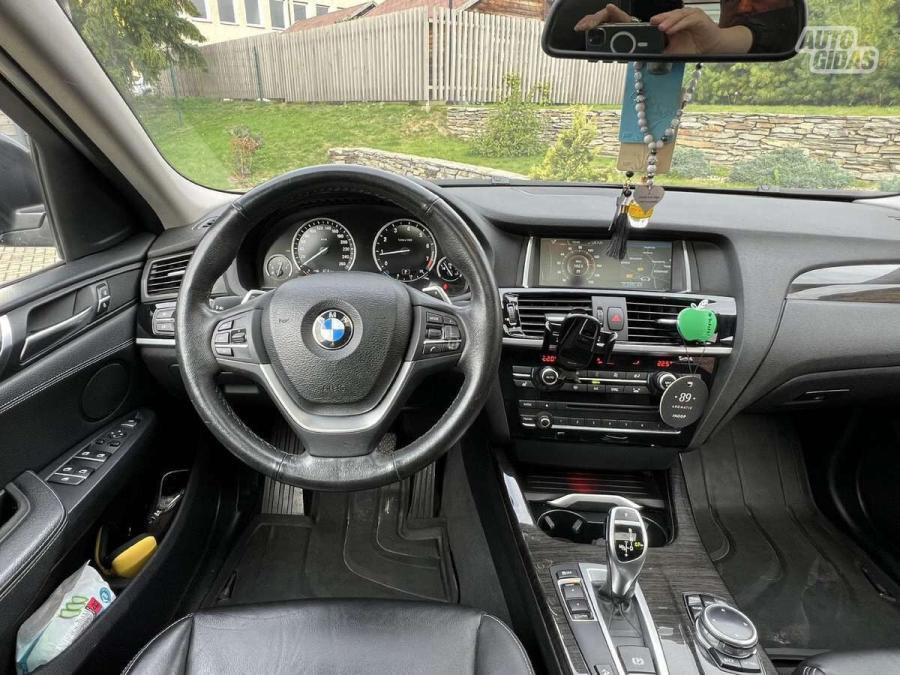 Black BMW X4 2016 in Kedainiai, with an engine capacity of 2.00 L and mileage of 111 thousand km for 19900 €, photo 20 on AUTOMOTO.COM.LV