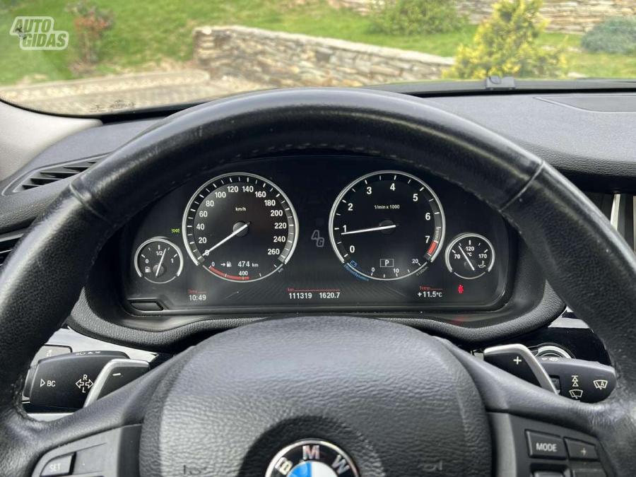 Black BMW X4 2016 in Kedainiai, with an engine capacity of 2.00 L and mileage of 111 thousand km for 19900 €, photo 23 on AUTOMOTO.COM.LV