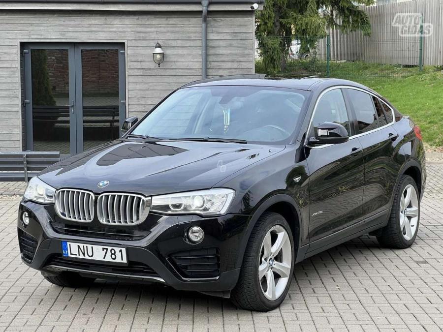 Melns BMW X4 2016 Kėdainiai, ar dzinēja tilpumu 2.00 L un nobraukumu 111 tūkst. km par 19900 €, foto 1 vietnē AUTOMOTO.COM.LV