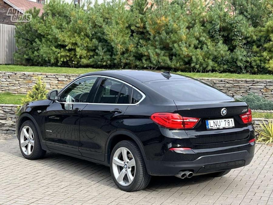 Melns BMW X4 2016 Kėdainiai, ar dzinēja tilpumu 2.00 L un nobraukumu 111 tūkst. km par 19900 €, foto 4 vietnē AUTOMOTO.COM.LV