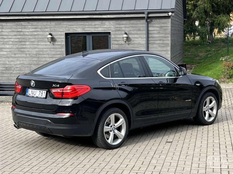 Melns BMW X4 2016 Kėdainiai, ar dzinēja tilpumu 2.00 L un nobraukumu 111 tūkst. km par 19900 €, foto 5 vietnē AUTOMOTO.COM.LV