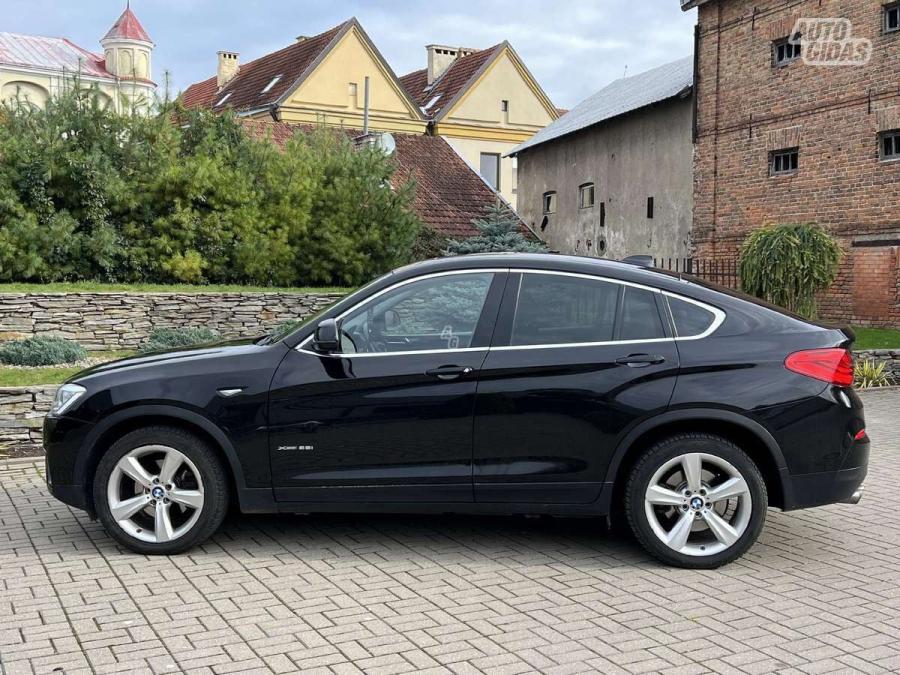 Melns BMW X4 2016 Kėdainiai, ar dzinēja tilpumu 2.00 L un nobraukumu 111 tūkst. km par 19900 €, foto 6 vietnē AUTOMOTO.COM.LV