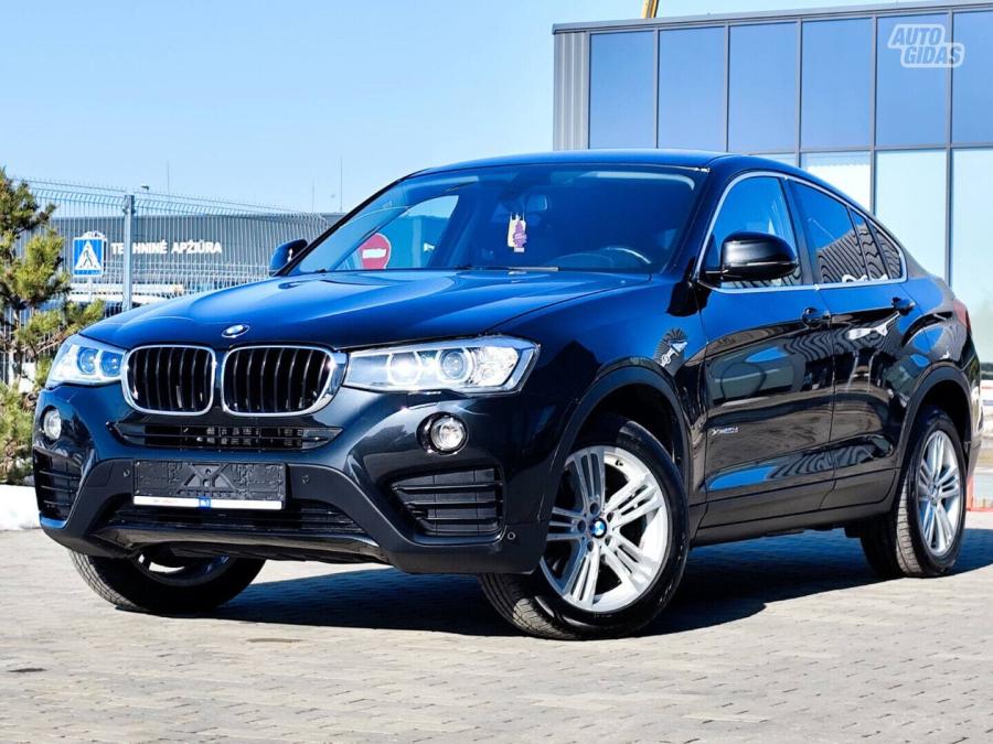 Black BMW X4 2016 in Siauliai, with an engine capacity of 2.00 L and mileage of 303 thousand km for 14990 €, photo 1 on AUTOMOTO.COM.LV