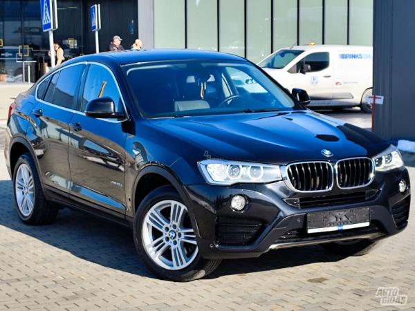 Black BMW X4 2016 in Siauliai, with an engine capacity of 2.00 L and mileage of 303 thousand km for 14990 €, photo 10 on AUTOMOTO.COM.LV