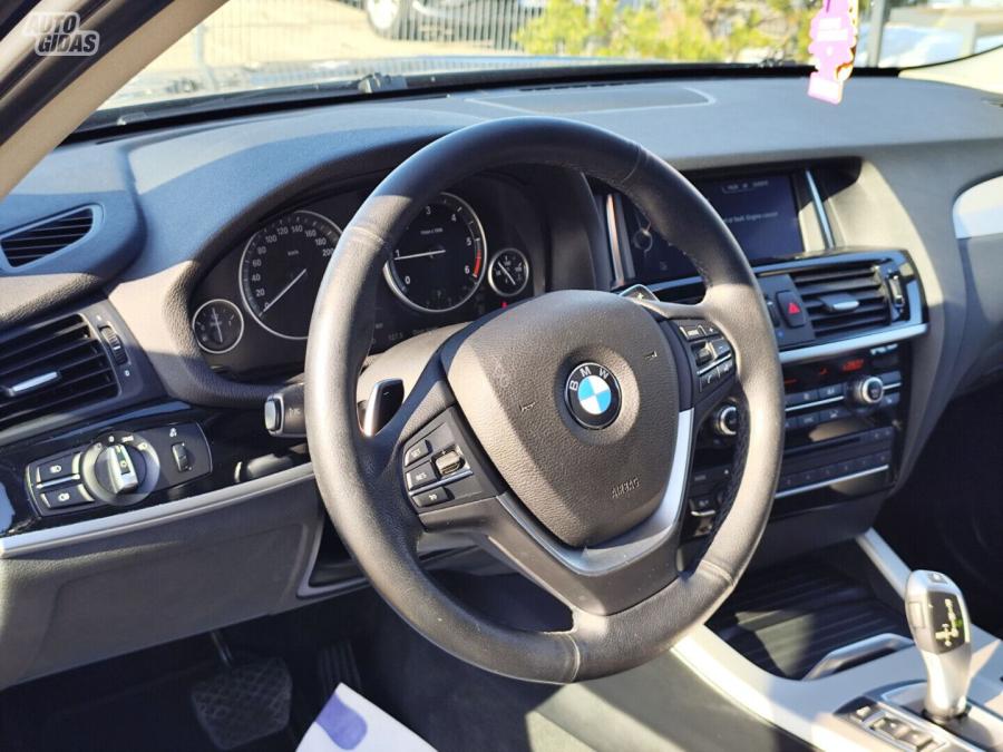 Black BMW X4 2016 in Siauliai, with an engine capacity of 2.00 L and mileage of 303 thousand km for 14990 €, photo 14 on AUTOMOTO.COM.LV