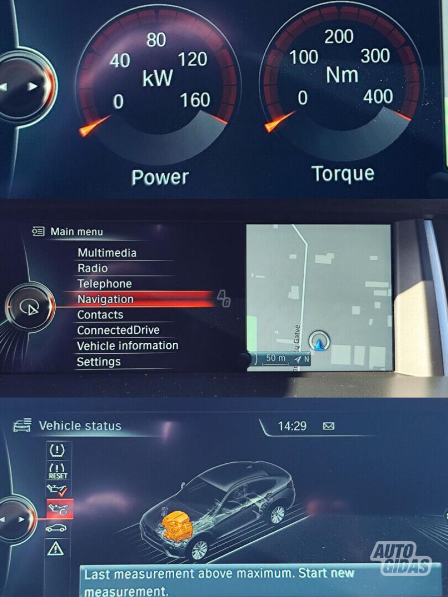Black BMW X4 2016 in Siauliai, with an engine capacity of 2.00 L and mileage of 303 thousand km for 14990 €, photo 18 on AUTOMOTO.COM.LV