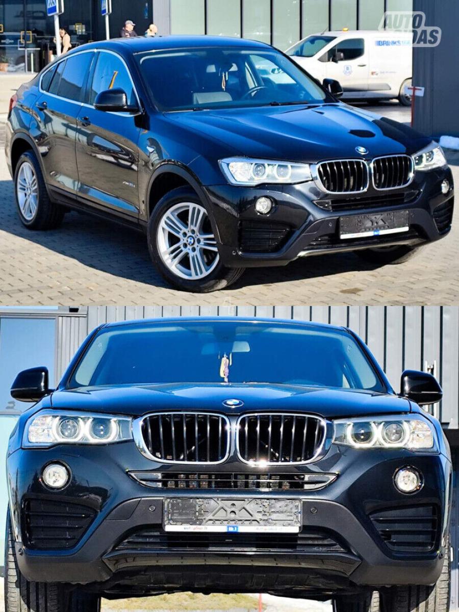 Black BMW X4 2016 in Siauliai, with an engine capacity of 2.00 L and mileage of 303 thousand km for 14990 €, photo 26 on AUTOMOTO.COM.LV