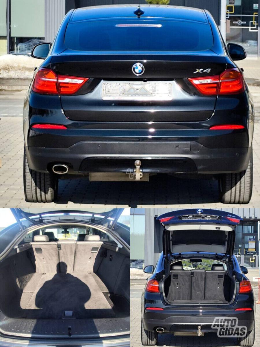 Black BMW X4 2016 in Siauliai, with an engine capacity of 2.00 L and mileage of 303 thousand km for 14990 €, photo 27 on AUTOMOTO.COM.LV