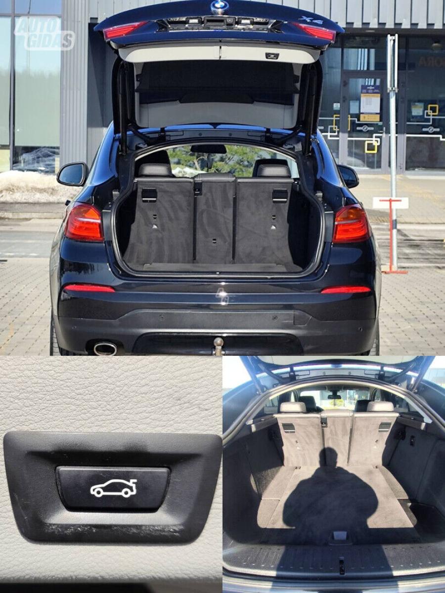 Black BMW X4 2016 in Siauliai, with an engine capacity of 2.00 L and mileage of 303 thousand km for 14990 €, photo 28 on AUTOMOTO.COM.LV