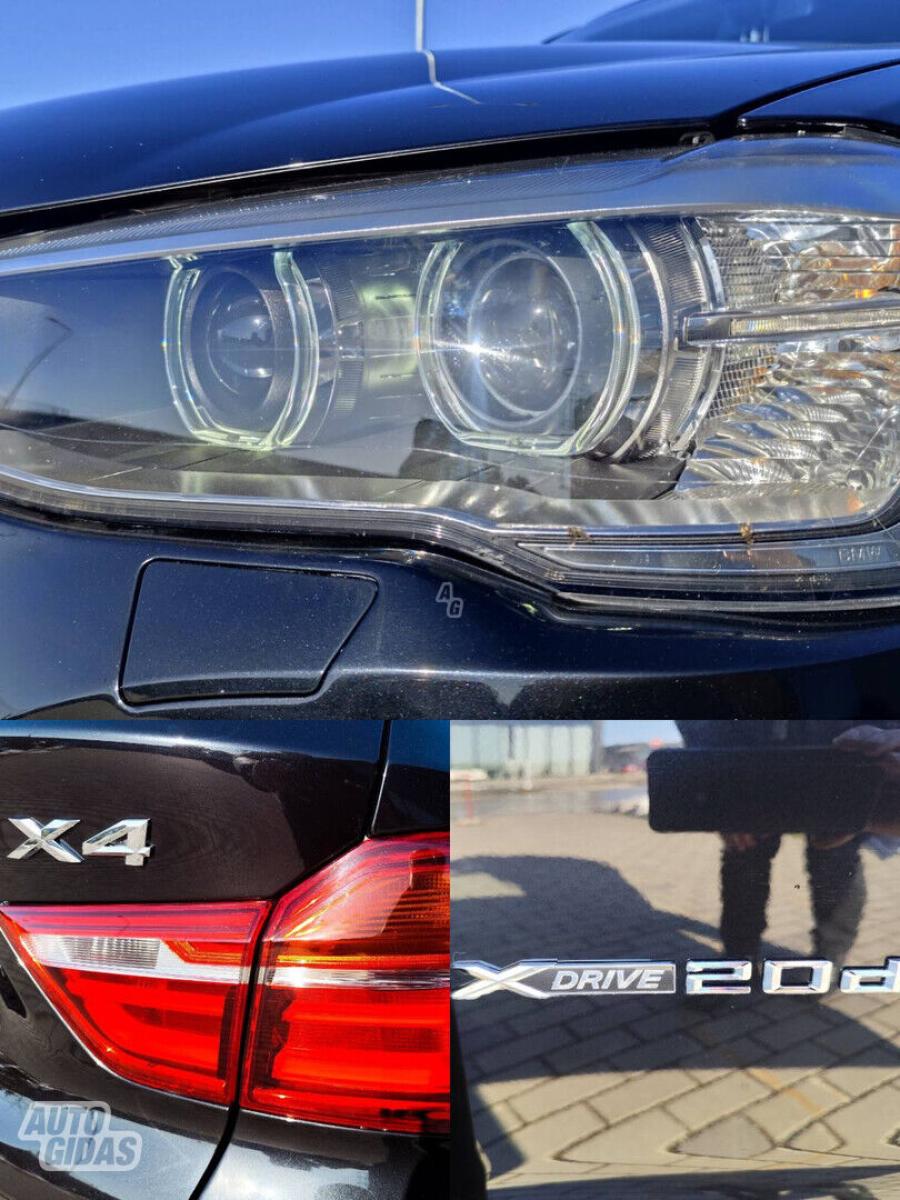 Black BMW X4 2016 in Siauliai, with an engine capacity of 2.00 L and mileage of 303 thousand km for 14990 €, photo 29 on AUTOMOTO.COM.LV