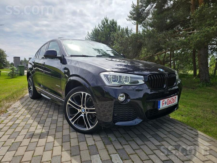 Melns BMW X4 2016 Rīga, ar dzinēja tilpumu 3.00 L un nobraukumu 196 tūkst. km par 15777 €, foto 5 vietnē AUTOMOTO.COM.LV