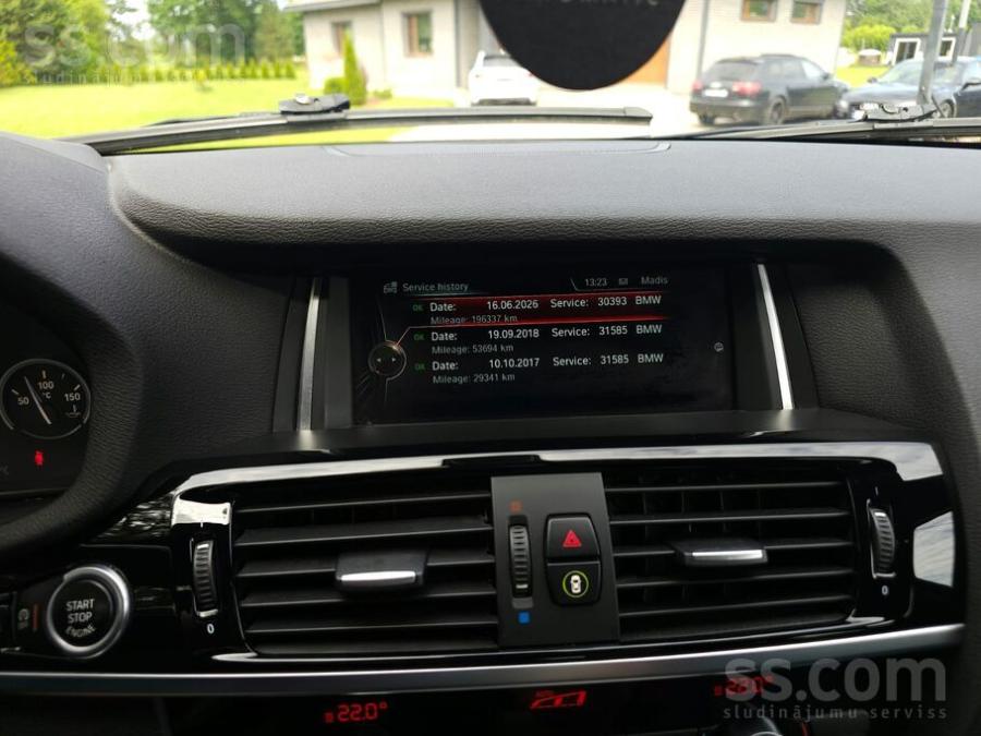 Melns BMW X4 2016 Rīga, ar dzinēja tilpumu 3.00 L un nobraukumu 196 tūkst. km par 15777 €, foto 33 vietnē AUTOMOTO.COM.LV