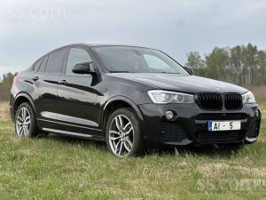 Black BMW X4 2016 in Riga, with an engine capacity of 2.00 L and mileage of 231 thousand km for 16750 €, photo  on AUTOMOTO.COM.LV