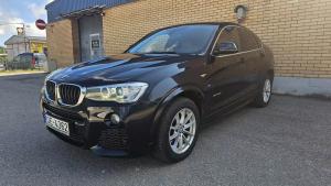 Black BMW X4 2016 in Riga, with an engine capacity of 2.00 L and mileage of 222 thousand km for 17500 €, photo  on AUTOMOTO.COM.LV