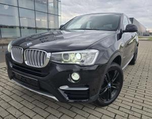 Black BMW X4 2016 in Panevezys, with an engine capacity of 2.00 L and mileage of 279 thousand km for 13499 €, photo  on AUTOMOTO.COM.LV